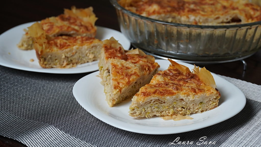 Prasopita, placinta greceasca cu praz | Retete culinare cu Laura Sava ...